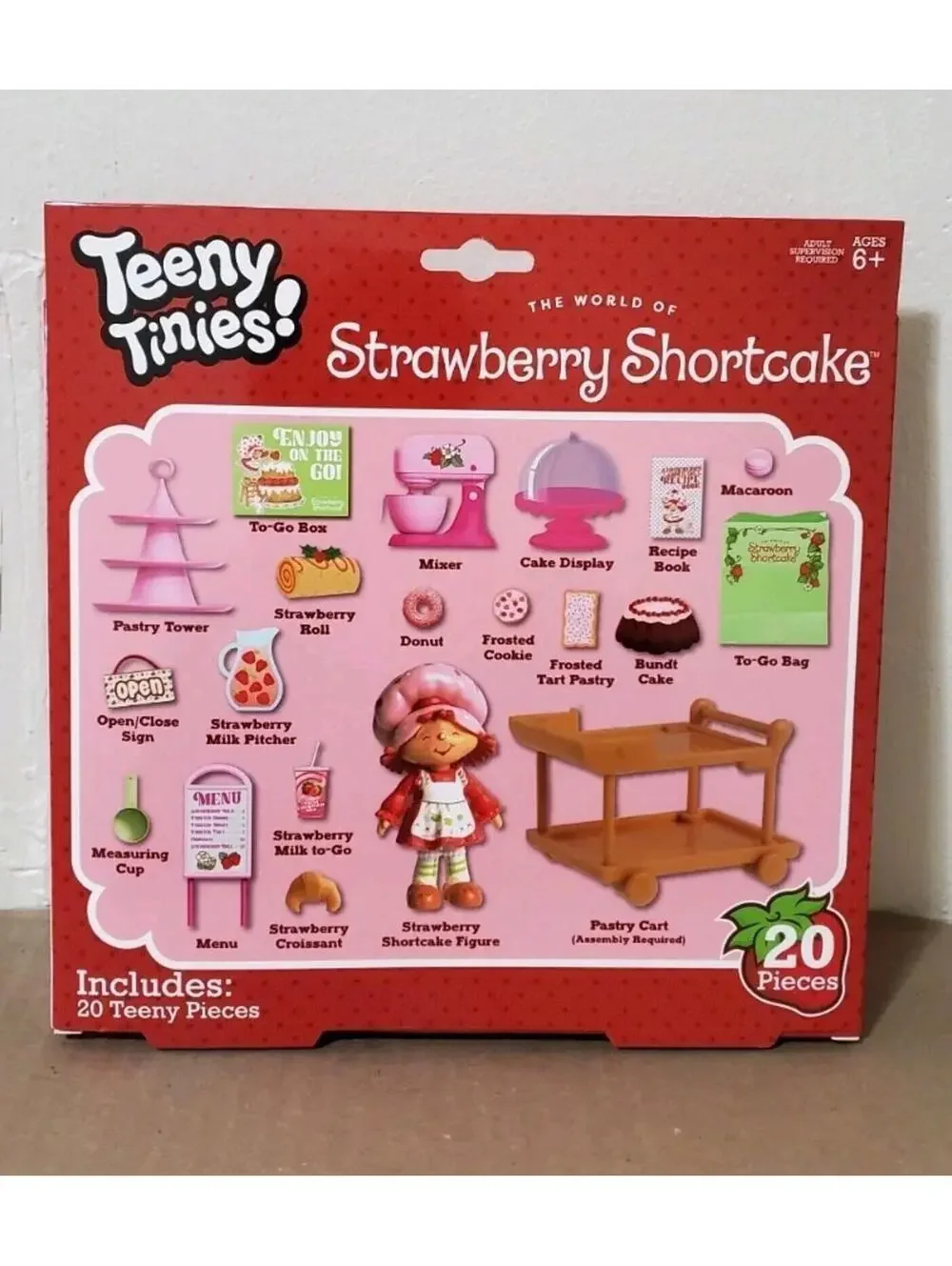Toys | Strawberry Shortcake Teeny Tinies Pastry Cafe Mini Figure ...